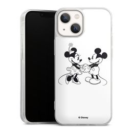 DeinDesign iPhone 13 Mini Handy Slim Case extra dünn Silikon Handyhülle transparent Hülle Disney Mickey & Minnie Mouse Valentine'S Day Silikon Slim Case