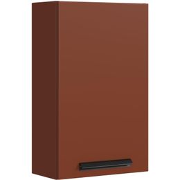 Hängeschrank Welltime "SALVADA, Hängeschrank 40 cm, gedämpfte Scharniere", rot, B:40cm H:64cm T:20cm, MDF, Schränke, Rot, Front und Korpus aus hochwertigen MDF, Anti-Finger-Print