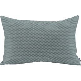 HOCK Dekokissen H.O.C.K. "Miss Dots Kissen", blau (petrol, gepunktet), B:40cm H:10cm L:60cm, Baumwolle, Polyester, Dekokissen_Sitzkissen_Kissenhüllen, mit Punkten, Kissenhülle mit Füllung, 1 Stück