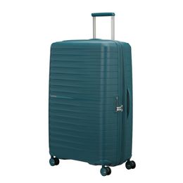 Hartschalen-Trolley American Tourister "FASTFORWARD, verschiedene Größen und Farben", Gr. B/H/T: 50cm x 78cm x 30cm 108 l, totally teal, Polypropylen, unifarben, Koffer, Hartschalen-Koffer personalisierbar TSA-Schloss Volumenerweiterung