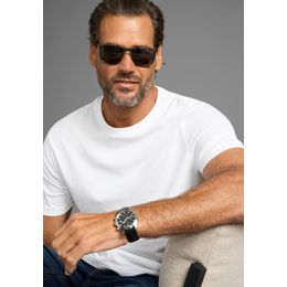 MAN'S WORLD Sonnenbrille MAN'S WORLD, Herren, schwarz (anthrazit matt), matt, Sonnenbrillen, mit matt-anthrazit farbenden Rahmen - NEW
