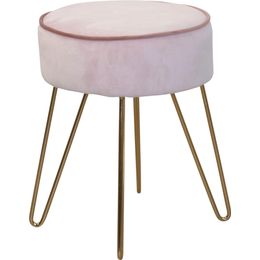 Sitzhocker Inosign "Liano", rosa, H:45cm, Hocker, Sitzhocker