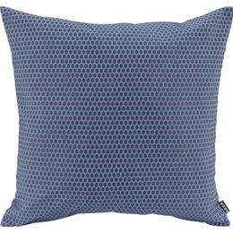 HOCK Dekokissen H.O.C.K. "Miss Dots Kissen", blau (royalblau, blau, gepunktet), B:50cm H:10cm L:50cm, Baumwolle, Polyester, Dekokissen_Sitzkissen_Kissenhüllen, mit Punkten, Kissenhülle mit Füllung, 1 Stück