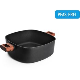Kasserolle Woll "Eco Logic QXR Guss-Kasserolle", schwarz, B:28cm H:10cm L:28cm, Töpfe, PFAS-freie Diamond-QXR - Beschichtung