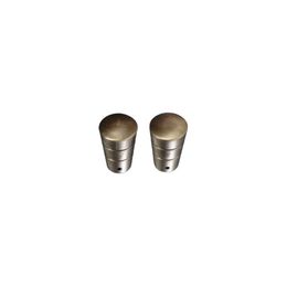 Gardinenstangen-Endst&uuml;ck Liedeco "Concav mit Rille", gold (messingfarben, antik), H:2,5cm L:4,5cm &Oslash;:1,6cm, Gardinenstangenendst&uuml;cke, Gardinenstangen-Endst&uuml;ck, f&uuml;r Gardinenstangen &Oslash; 16 mm