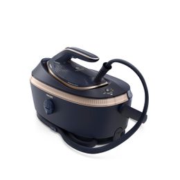 Philips Dampfbügelstation "PerfectCare 8000 Series PSG8300/20, Dunkelblau/Gold", blau (dunkelblau, gold), Dampfbügelstationen, 3.120 Watt, OptimalTemp & TurboPower-Dampfmotor, 850 gr Dampfstoß
