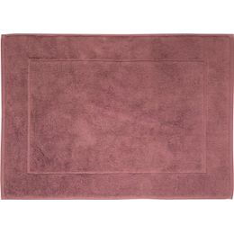 Badematte Framsohn FROTTIER "Uni Basic Hotelmatte" Gr. 4, rosa (oldrose), H:11mm, Baumwolle, Badematten, Badematte, gro&szlig;e Farbpalette, Hergestellt in &Ouml;sterreich, Badezimmerteppich
