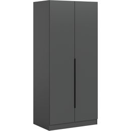 Kleiderschrank Home Affaire "Skarde Schlafzimmerschrank, Garderobe, Schrank, Bestseller", grau (anthrazit), B:80cm H:180cm T:52cm, Spanplatte, Schränke, Breite: 80 cm, anthrazit, Kleiderstange