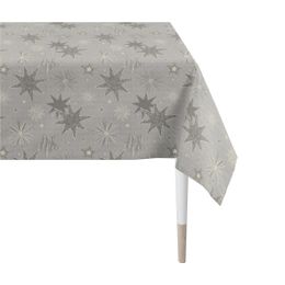 Tischdecke Apelt "3755", grau, B:250cm L:140cm, Polyacryl, Polyester, Tischdecken