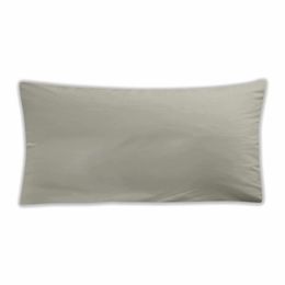 Kissenbezug Irisette "Porto 20", grau (kiesel), B:40cm L:80cm, Baumwolle, Obermaterial: 95% Baumwolle, 5% Elasthan, Kissenbezüge, besonders elastisch, weich, pflegeleicht und bügelfrei