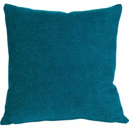 Gözze Kissenhüllen GÖZZE "Muri", blau (petrol), B:40cm L:40cm, Polyester, Obermaterial: 100% Polyester, Kissenbezüge, in vielen Unifarben