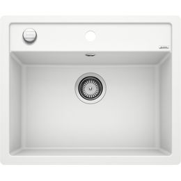 Granitspüle Blanco "DALAGO 6-F", weiß, B:50cm H:19cm T:61cm, Verbundwerkstoff, Küchenspülen, erhältlich in mehreren Farben