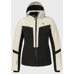 Schöffel Outdoorjacke SCHÖFFEL "Ski Jacket Kanzelwand L", Damen, Gr. 38, beige (9040, natur), Oberstoff : 100% Polyester (Membran: Polyurethan) Futter : 100% Polyester Futter Seitenteile: 84% Nylon 16% Elasthan Wattierung : 100% Polyester, regular fit, hoch geschlossener Ausschnitt, Jacken