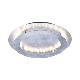 Deckenleuchte Paul Neuhaus "NEVIS", silber (silberfarben), Leuchten, 4, Ø 50cm H: 8cm, 1 Stk., LED, H:8cm Ø:50cm