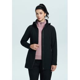 Outdoorjacke Icepeak "Icepeak Softshell jacke Vanderbilt", Damen, Gr. 36, schwarz, 89% Polyester, 11% Elasthan, Jacken Outdoorjacke