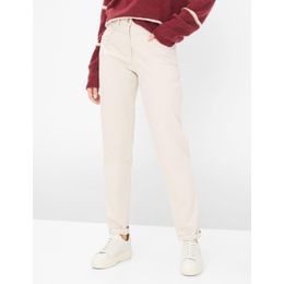 5-Pocket-Hose RAPHAELA BY Brax "Style CAREN NEW", Damen, Gr. 42K21, Kurzgrößen, ecru, Web, 46% Baumwolle, 39% Lyocell, 12% Elastomultiester, 3% Elasthan, Hosen