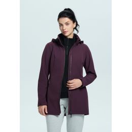 Icepeak Damen Outdoorjacke "Icepeak Softshell jacke Vanderbilt"pflaume, Gr. 36, 89% Polyester, 11% Elasthan, Jacken