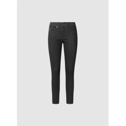 Skinny-fit-Jeans Pepe Jeans "SKINNY JEANS LW", Damen, Gr. 27, Länge 30, clean deep schwarz, Denim/Jeans, Obermaterial: 98% Baumwolle, 2% Elasthan, skinny fit lang, Jeans, Low Waist