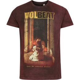 Volbeat Hallway T-Shirt rot in 4XL 22087-Volbeat
