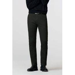Chinos MEYER "Bonn", Herren, Gr. 50, Normalgrößen, grau (anthrazit), 98% Baumwolle;2% Elasthan, unifarben, regular fit lang, Hosen, Gefertigt aus BIO-Baumwolle