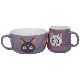 Sailor Moon Luna & Artemis Tassen-Set multicolor BS0010
