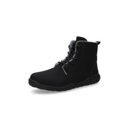 Damen Schn&uuml;rboots, Dockers by Gerli, Gr. 38schwarz, Nubuklederimitat, Schuhe, Barfu&szlig;schuh, Boots mit Warmfutter