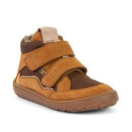 Barfu&szlig;schuh froddo "BAREFOOT TEX WOOL", Kinder, Gr. 34, braun, Textil, Veloursleder, Schuhe Barfu&szlig;schuh, Boots, Sneaker, Trekkingschuh mit TEX-Membrane