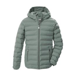 G.I.G.A. by Killtec Steppjacke "Mädchen Steppjacke OOGW 2", Kinder, Gr. 128, grün, Oberstoff: Oberseite: 100% Polyester (recycelt), Rückseite: 100% Polyester (recycelt), Füllung: 100% Polyester, G.I.G.A. DX BY KILLTEC, Jacken, Leichte. winddichte Mädchen Steppjacke, wasserabweisend