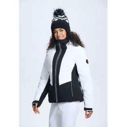 Skijacke Icepeak "Icepeak Jacke Ellinwood", Damen, Gr. 34, weiß, 100% Polyester, Jacken