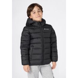 Steppjacke Champion "Light Outdoor Jacket", Kinder, Gr. S, nbk, nbk, nbk, Obermaterial: 100% Polyester, Jacken