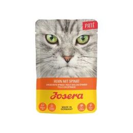 Josera Nassfutter Katze, Adult, Pat&eacute;, Huhn mit Spinat 16x85 g