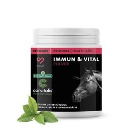 Peticare Erg&auml;nzungsfutter Immun & Vital Mix Pulver f&uuml;r Pferde 200g
