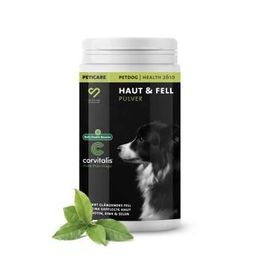 Peticare Erg&auml;nzungsfutter Fell & Haut Pulver f&uuml;r Hunde 125g