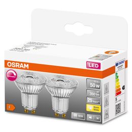 Osram SUPERSTAR 2er Set LED GU10 4,5 Watt 2700 Kelvin 350 Lumen