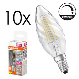 hofstein LED E14 10er Set 3,4 Watt 4000 Kelvin 470 Lumen