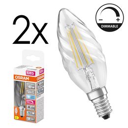 hofstein LED E14 2er Set 3,4 Watt 4000 Kelvin 470 Lumen