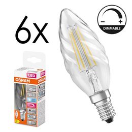 hofstein LED E14 6er Set 3,4 Watt 4000 Kelvin 470 Lumen