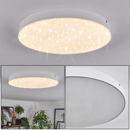 hofstein Mentque Deckenleuchte LED Wei&szlig;, 1-flammig