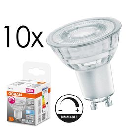 hofstein LED GU10 10er Set 4,7 Watt 4000 Kelvin 350 Lumen