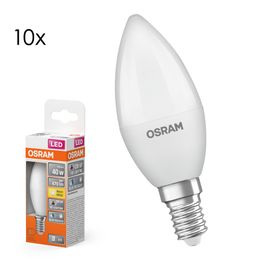 Osram LED E14 10er Set 4,9 Watt 2700 Kelvin 470 Lumen