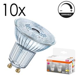 Osram LED GU10 10er Set 4,5 Watt 2700 Kelvin 350 Lumen