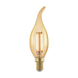 Eglo Leuchten Eglo LED E14 4 Watt 1700 Kelvin 320 Lumen Transparent, Klar, Weiß, 1-flammig