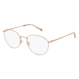 Fielmann MI 057 FLEX CL Brille Unisex | Fassung: Vollrand, Panto, Rose Gold