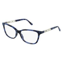Michael Kors MK4097 Brille Damen | Fassung: Vollrand, Quadratisch, Blau Havanna