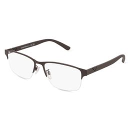 Emporio Armani EA1138 Brille Herren | Fassung: Halbrand, Quadratisch, Braun Matt