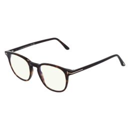 Tom Ford FT5832-B Brille Herren | Fassung: Vollrand, Rund, Havanna