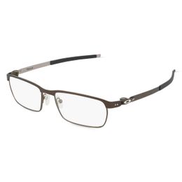Oakley OX3184 Brille Herren | Fassung: Vollrand, Quadratisch, Braun