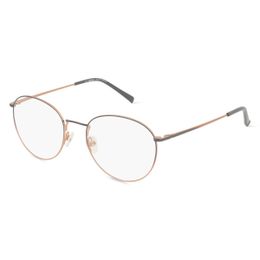 Fielmann MI 057 FLEX CL Brille Unisex | Fassung: Vollrand, Panto, Grau Rose