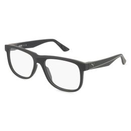 Puma PU0443O Brille Unisex | Fassung: Vollrand, Quadratisch, Schwarz