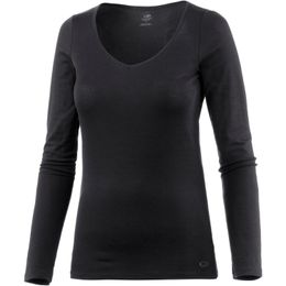 Icebreaker 150 Siren Sweetheart Funktionsshirt Damen - schwarz - Gr. S - Merinowolle/Polyamid/Elastan